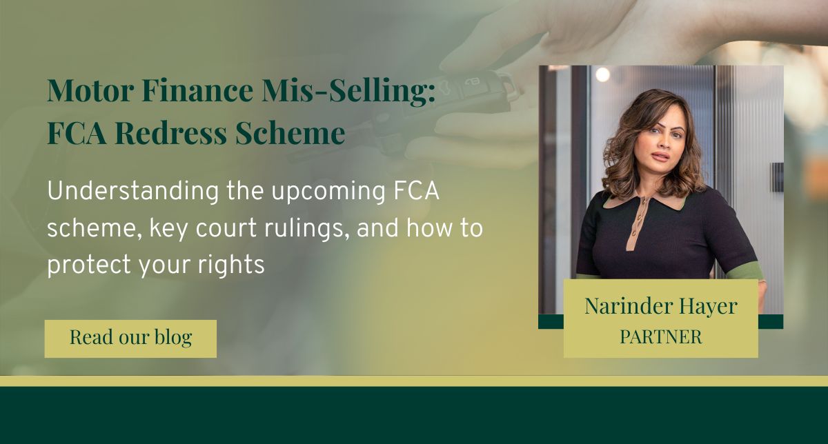 Motor Finance Mis-Selling: FCA Redress Scheme - Lansdowne Law